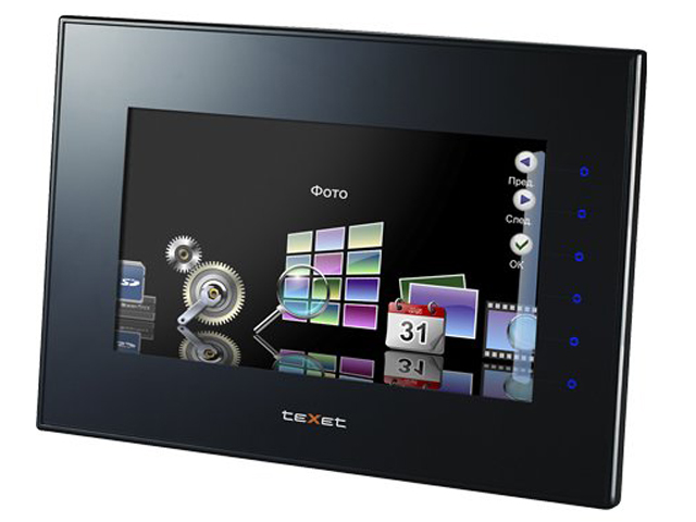 Цифровая фоторамка TeXet TF-117: краткий обзор - читайте на Tkat.ru.