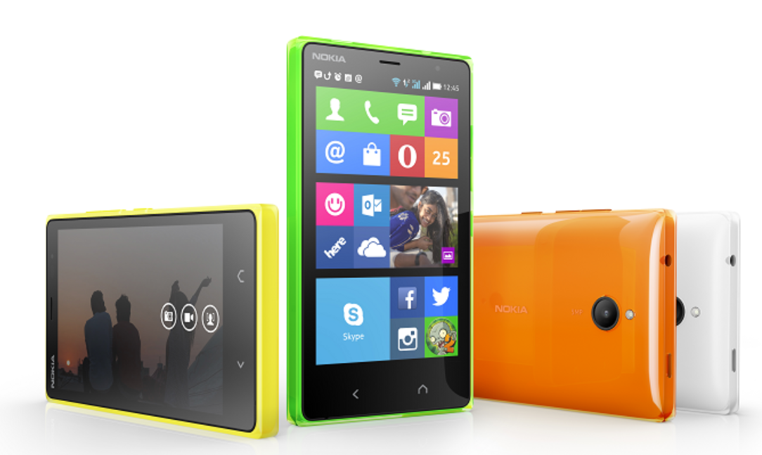 Оригинальный взгляд – смартфон Nokia XL Dual Sim Yellow (желтый ...